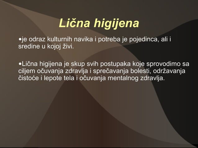 Licna higijena nina rakic viii1 | PPS