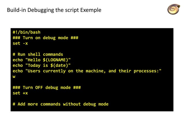 Licão 14 debug script | PPT