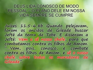 Licoes na vida de Jefte | PPSX