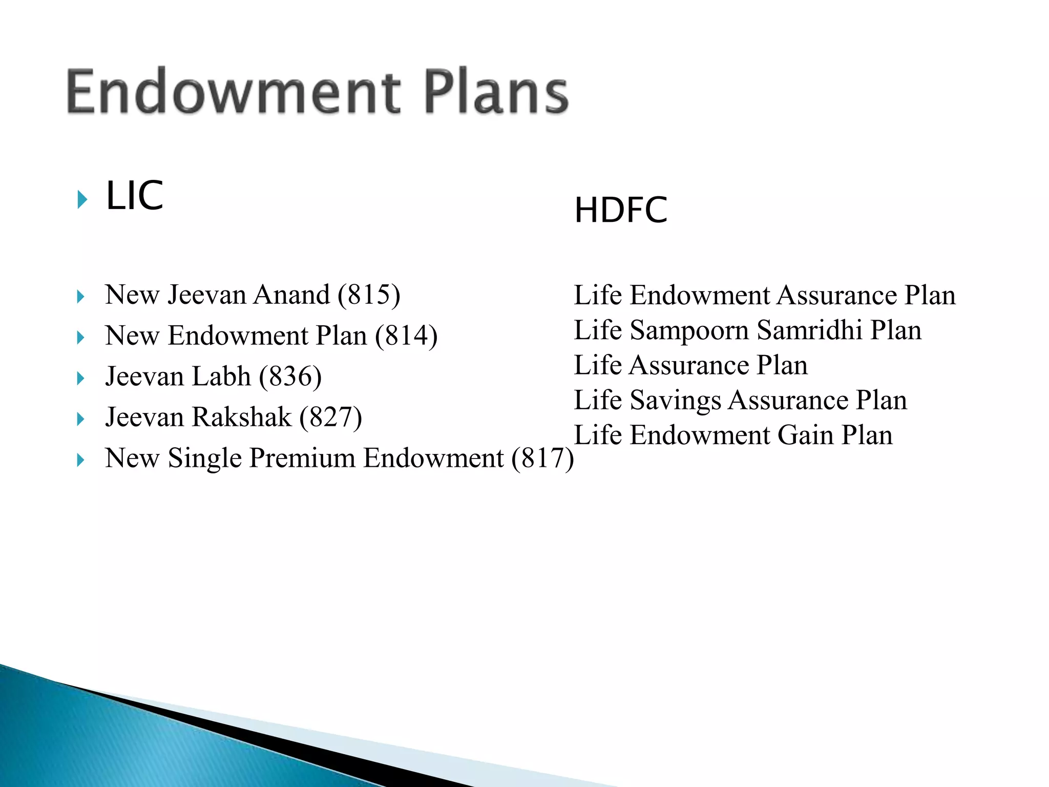 Lic of india vs hdfc life | PPTX