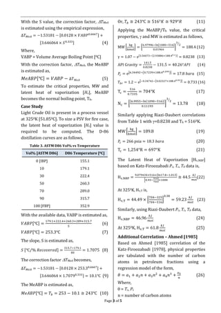 Key Thermo-Physical Properties of Light Crude Oils | PDF
