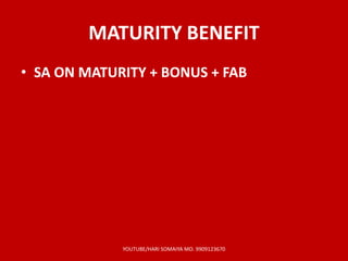 Lic plan table 836 lic jeevan labh LAUNCHING 04/01/2016 | PPSX