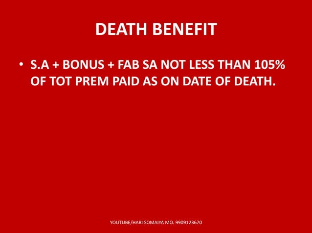 Lic plan table 836 lic jeevan labh LAUNCHING 04/01/2016 | PPSX