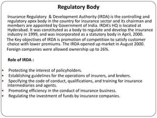 Indian Insurance Sector | PPTX