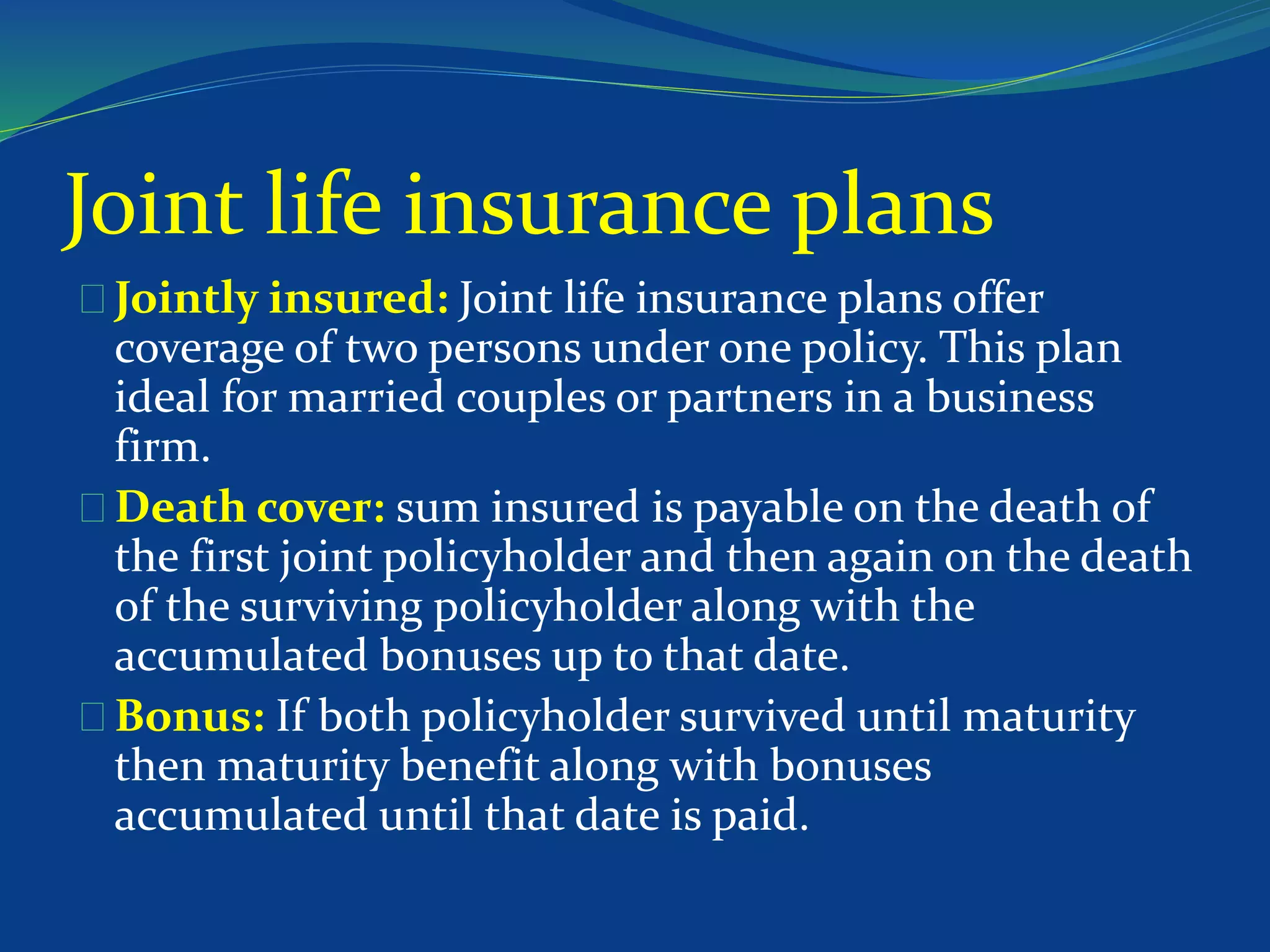 Life insurance project(LIC) | PPTX