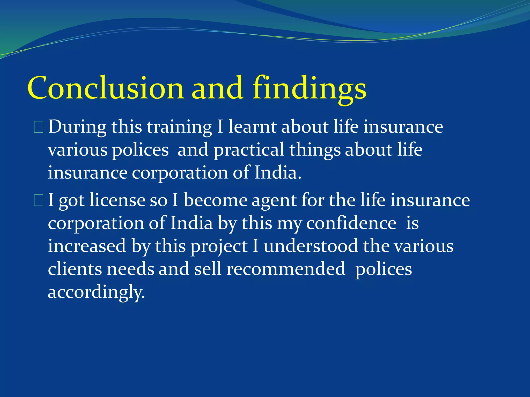 Life insurance project(LIC) | PPTX