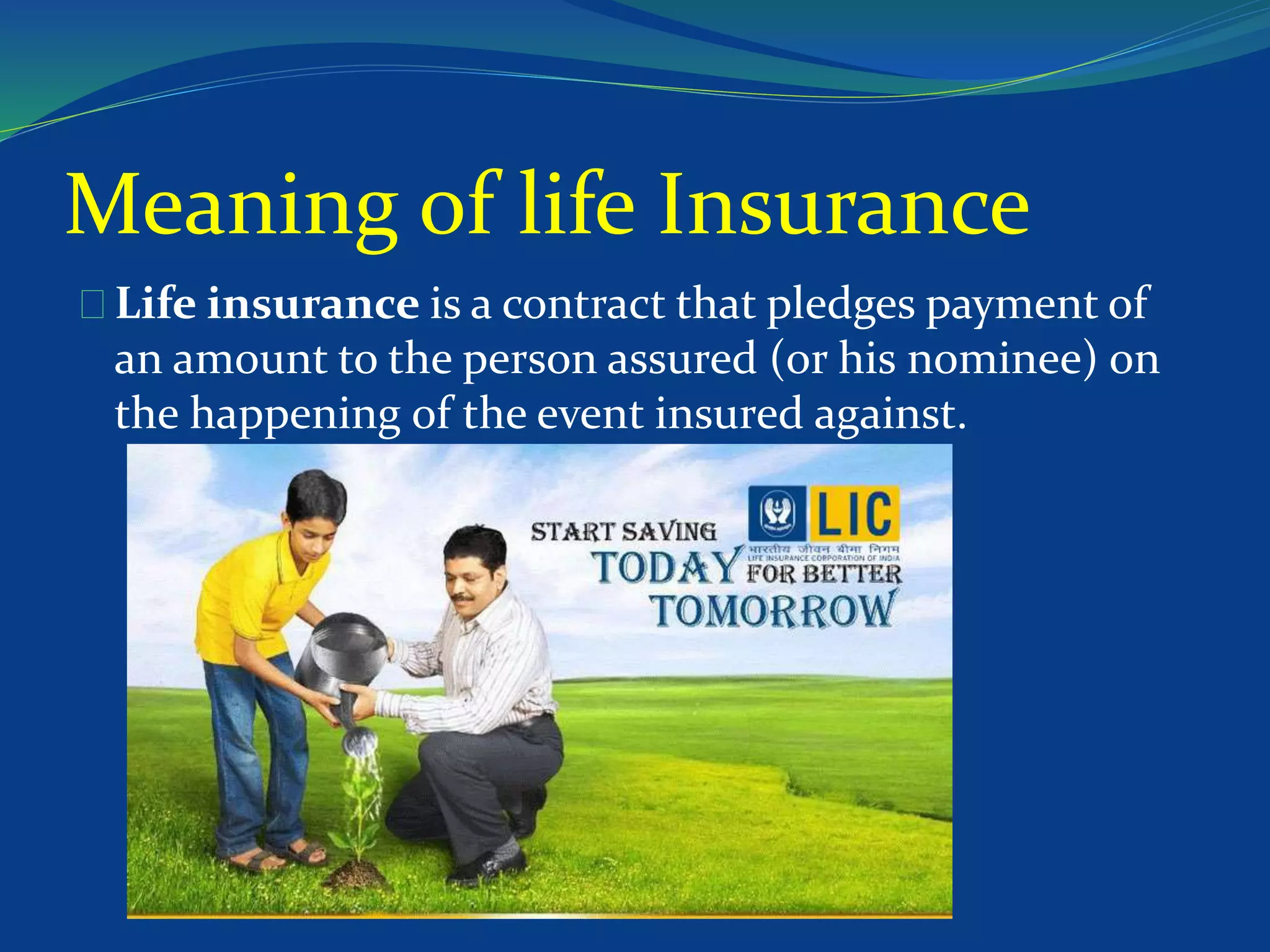 Life insurance project(LIC) | PPTX