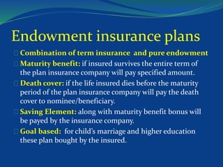 Life insurance project(LIC) | PPTX