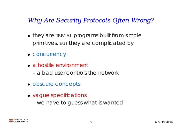 Proving Security Protocols Correct