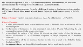 LIC Sectoral Presentation | PPTX