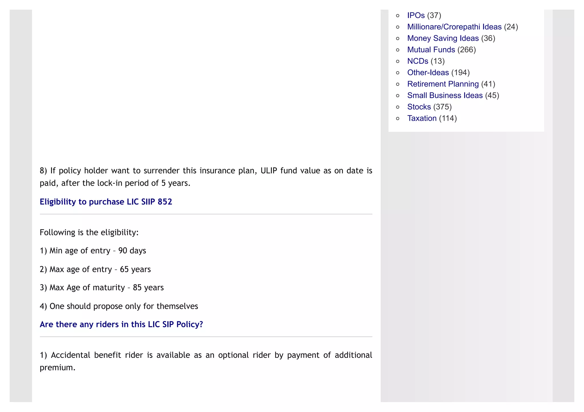 Lic siip ulip insurance plan | PDF