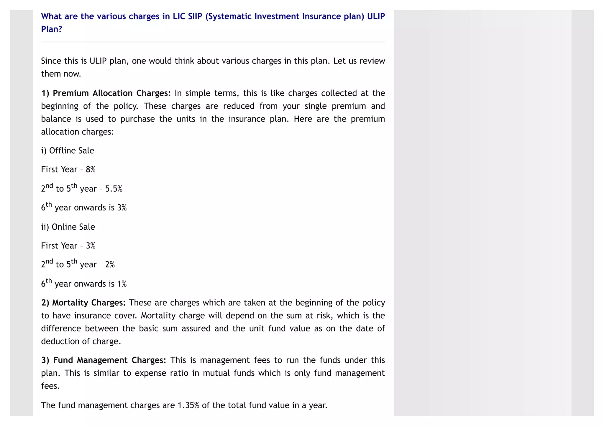 Lic siip ulip insurance plan | PDF