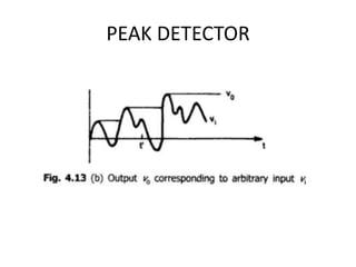 unit 2- OP AMP APPLICATIONS | PPTX