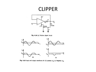 unit 2- OP AMP APPLICATIONS | PPTX