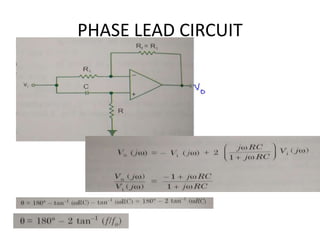 unit 2- OP AMP APPLICATIONS | PPTX