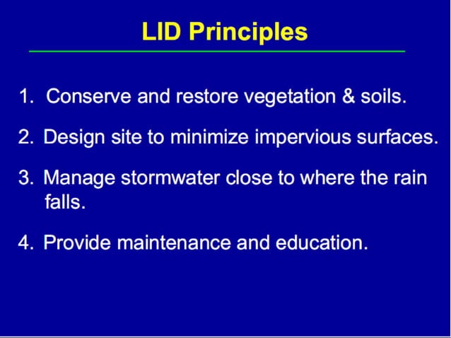 Low Impact Development | ODP