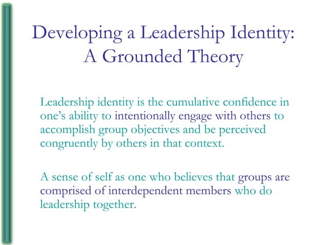 Leadership Identity Development Model | PPT
