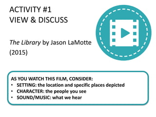Film and Media Education in School, Public and Academic Libraries | PPTX