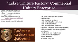 Lida industrial infrastructure | PPT