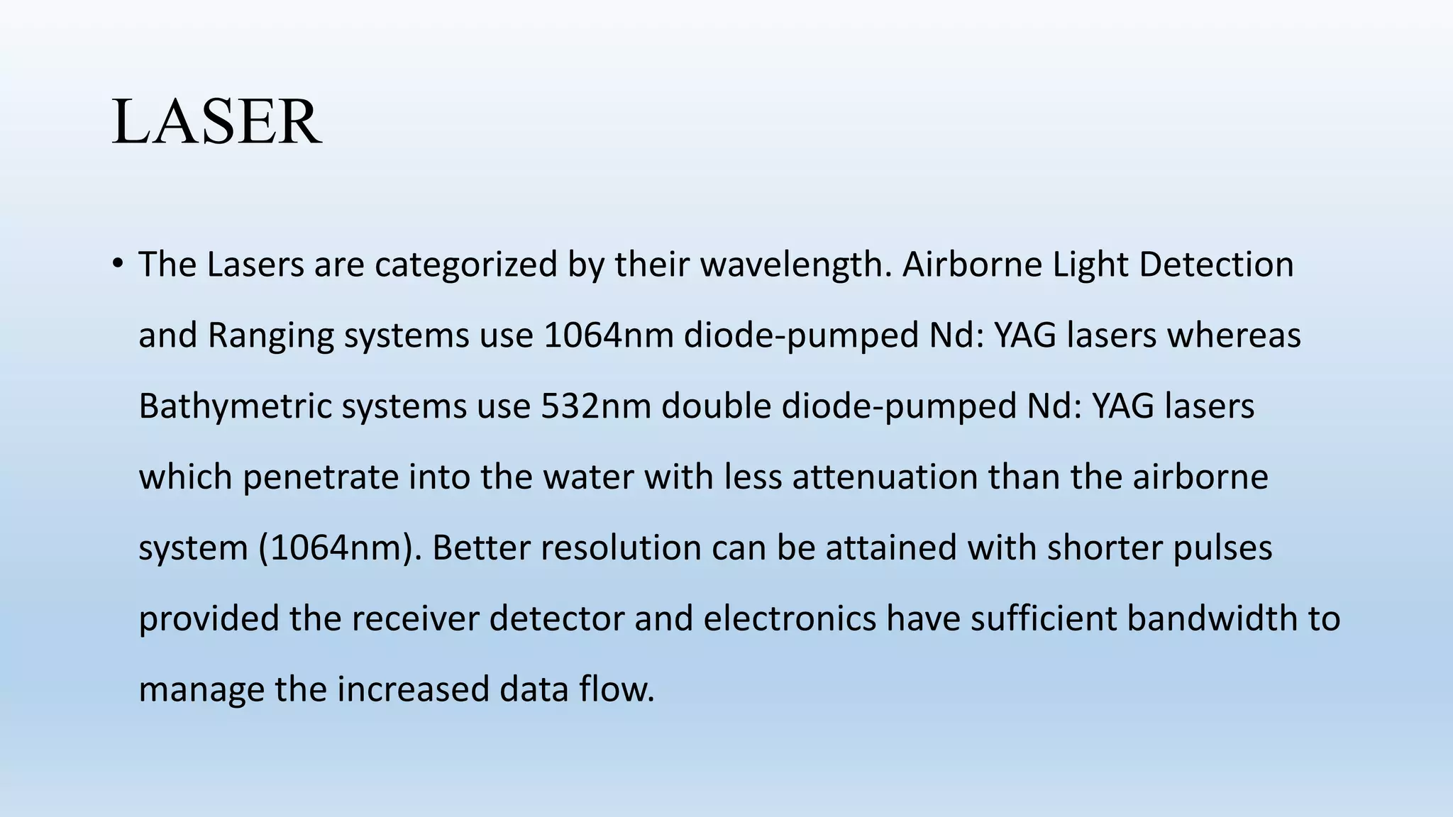 Lidar- light detection and ranging | PPTX | 3-D Graphics | Computer ...