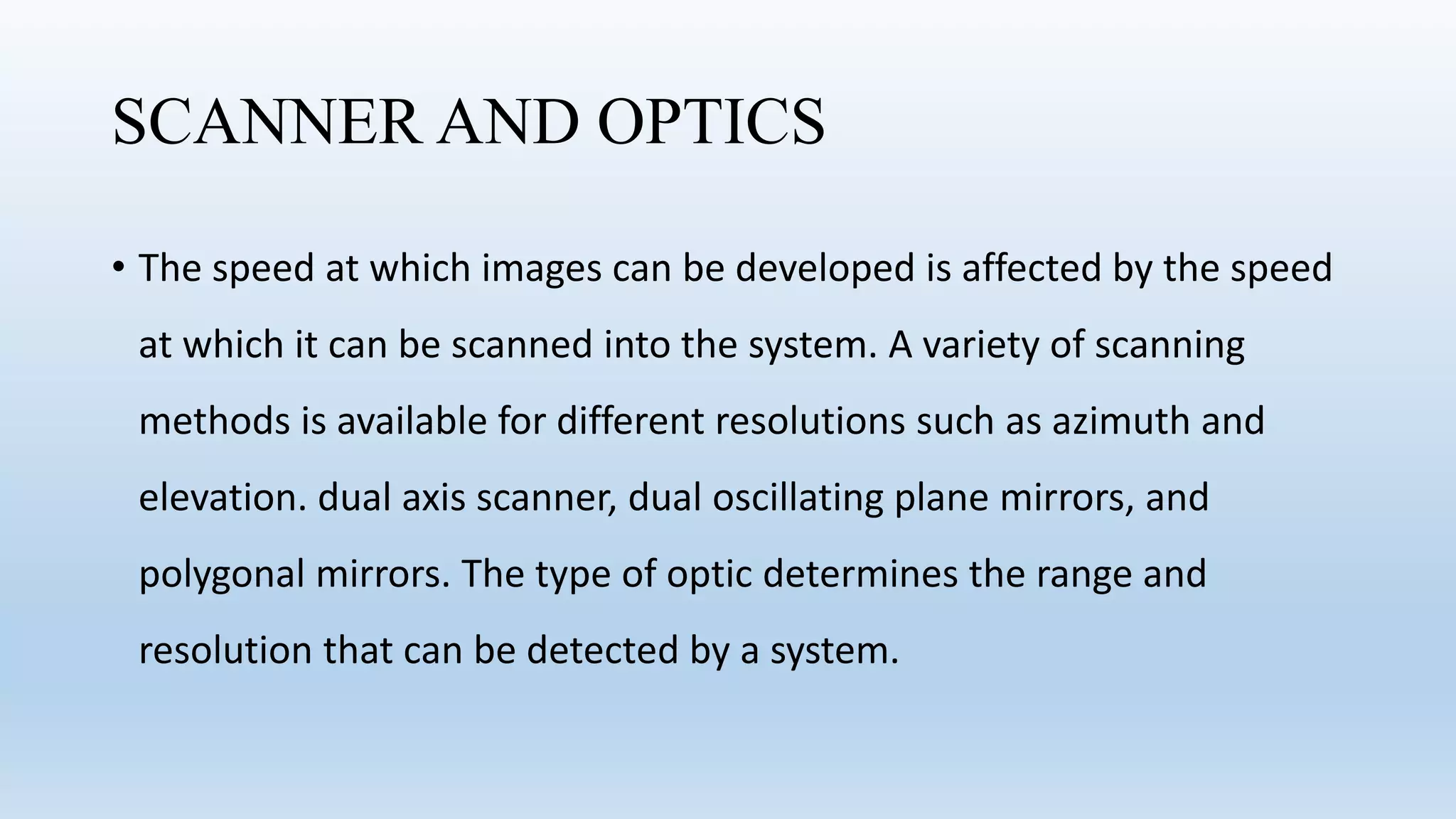 Lidar Light Detection And Ranging Pptx 3 D Graphics Computer Software And Applications