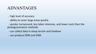 Lidar- light detection and ranging | PPTX