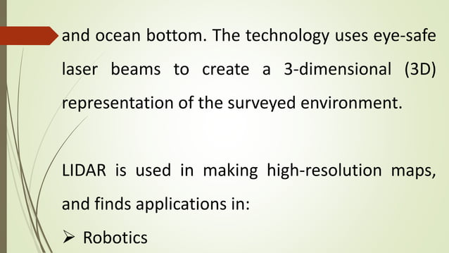 LIDAR - What it is, How it works, and How it is used in Robotics.pptx