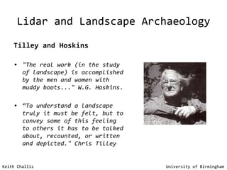 Lidar and landscape archaeology | PPT
