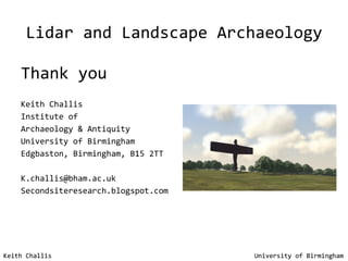 Lidar and landscape archaeology | PPT