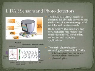 Lidar and sensing | PPTX