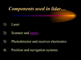 LIDAR | PPTX