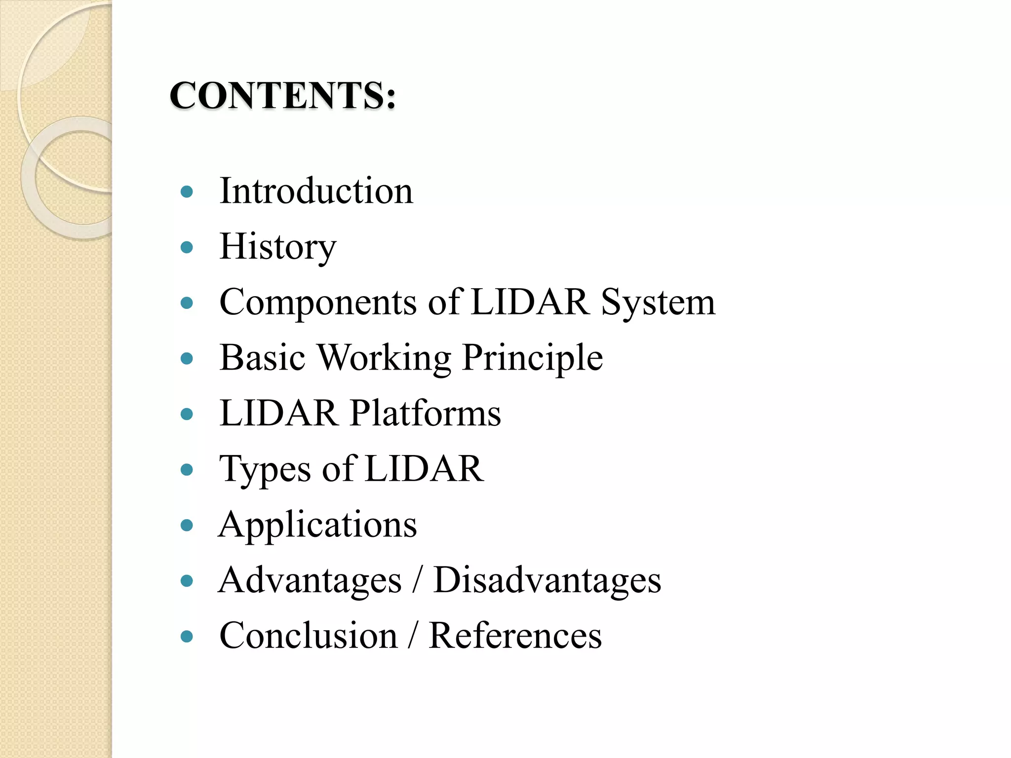 Lidar final ppt | PPTX