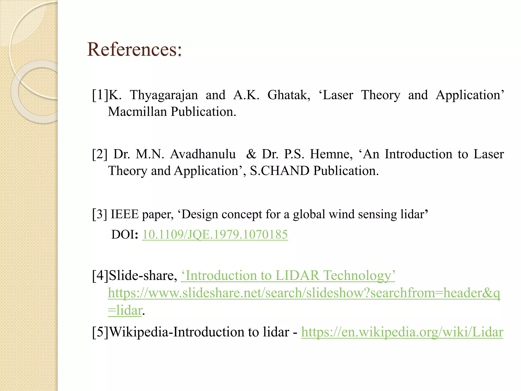 Lidar final ppt | PPTX