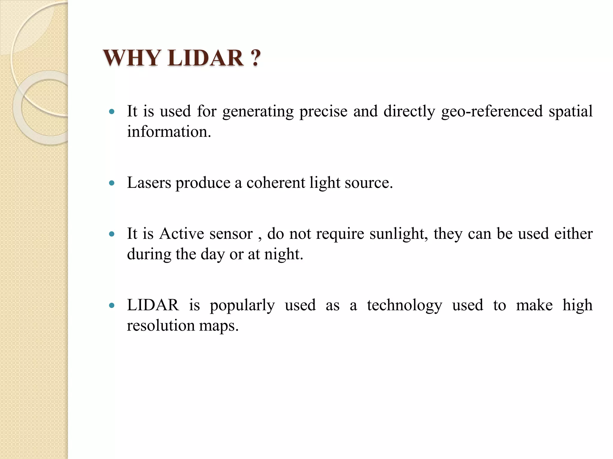 Lidar final ppt | PPTX