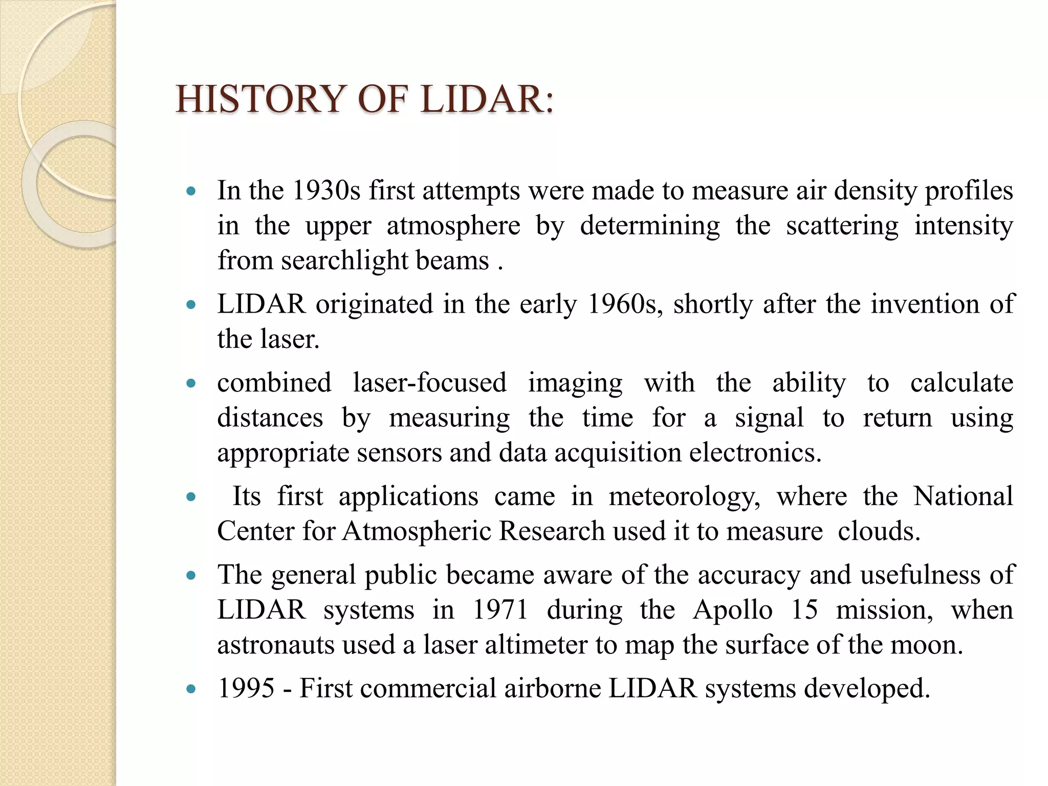 Lidar final ppt | PPTX