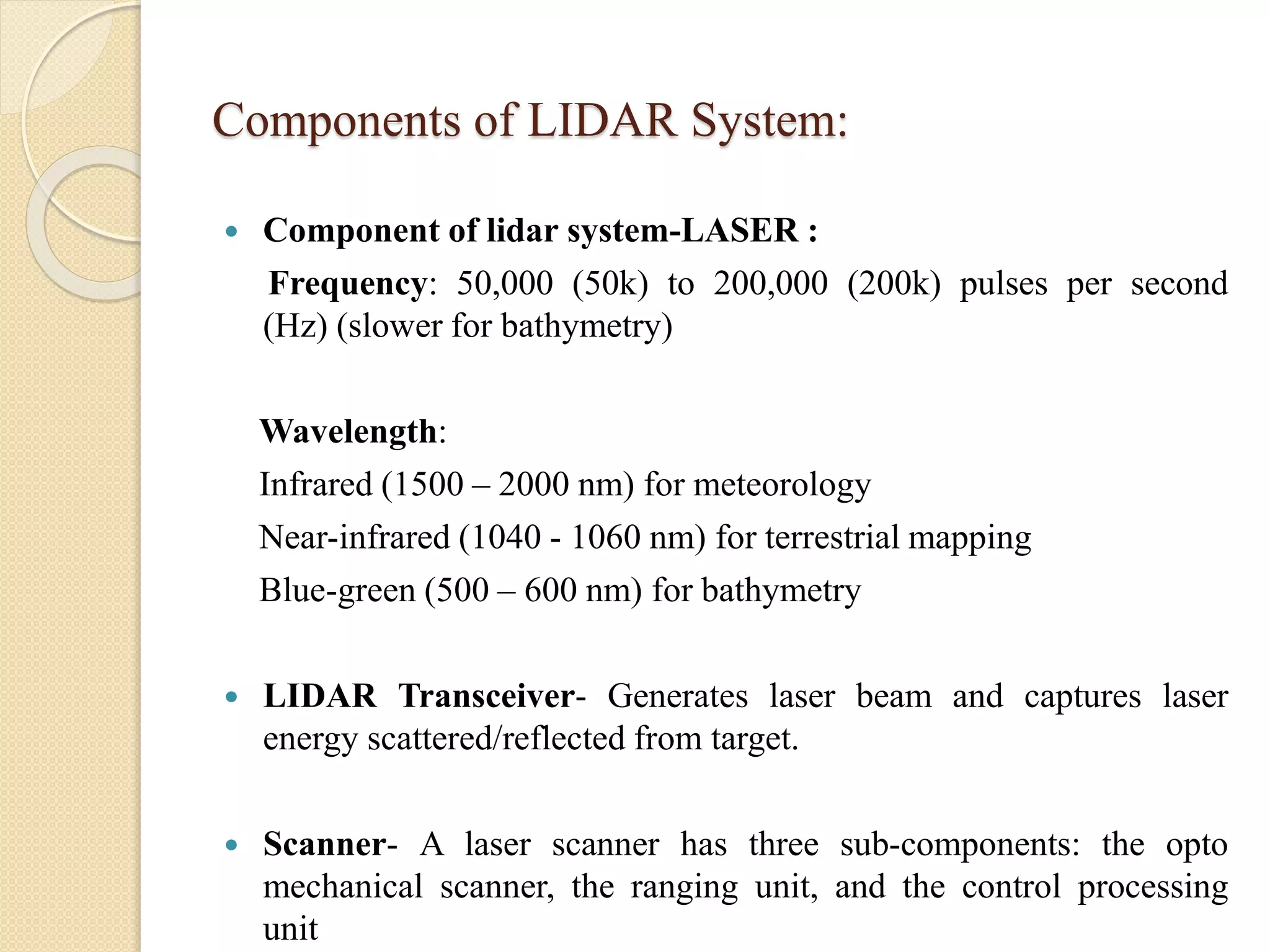 Lidar final ppt | PPTX