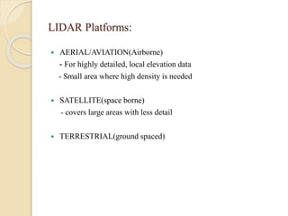 Lidar final ppt | PPTX