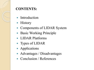 Lidar final ppt | PPTX