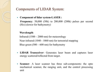 Lidar final ppt | PPTX