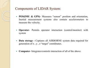 Lidar final ppt | PPTX