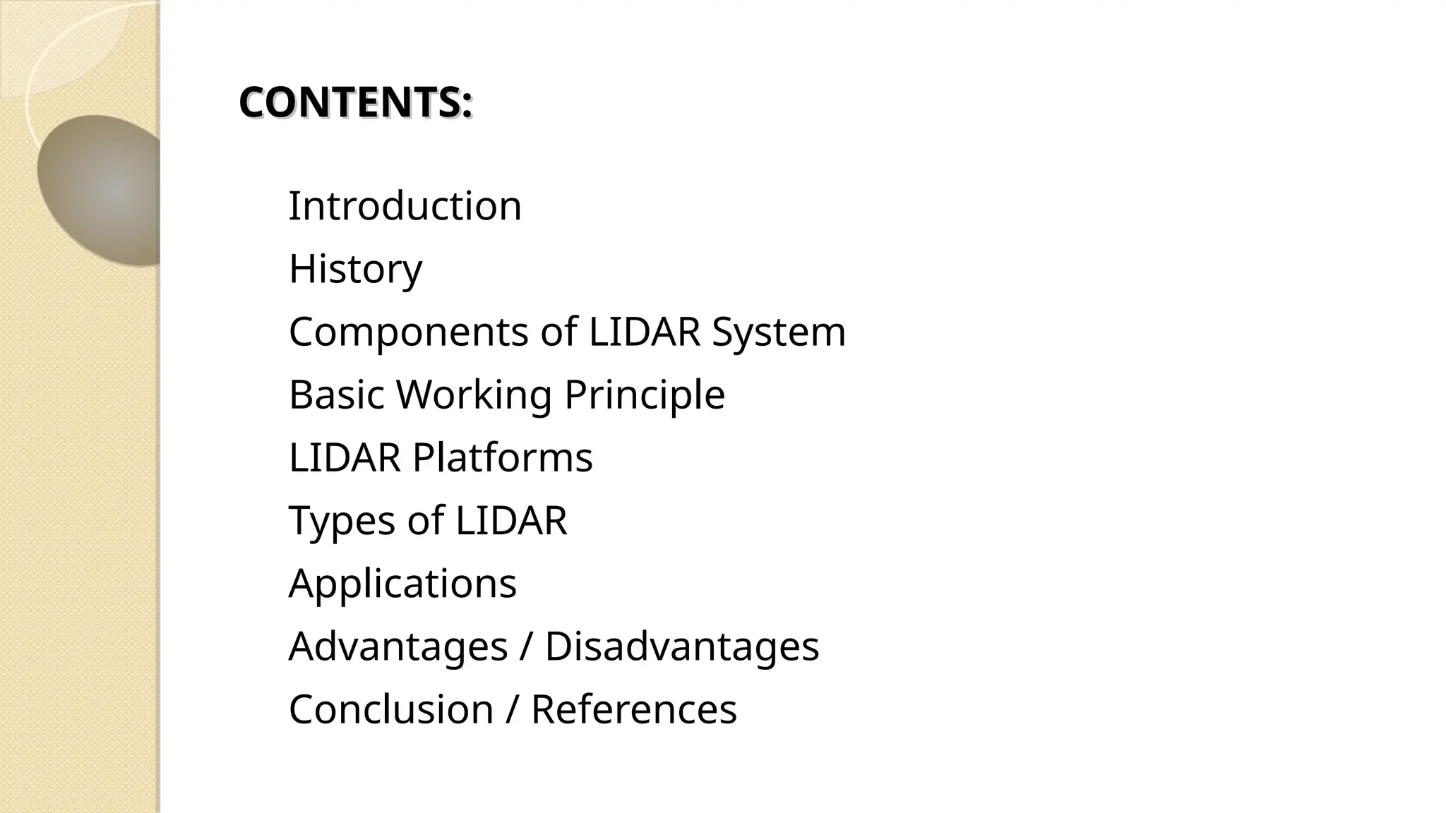 lidarfinalppt-171111172427 2.pptx lidar uses and applications | PPT