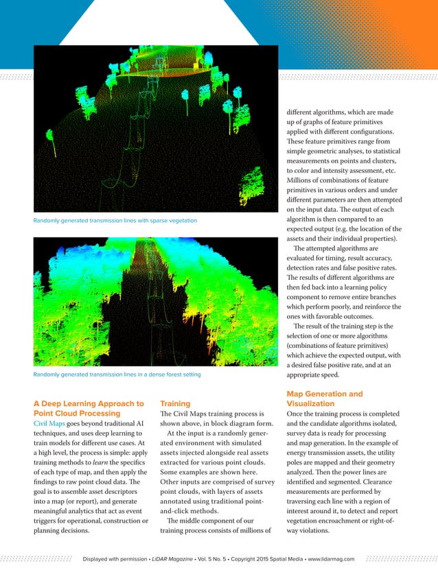 LIDAR Magizine 2015: The Birth of 3D Mapping Artificial Intelligence | PDF