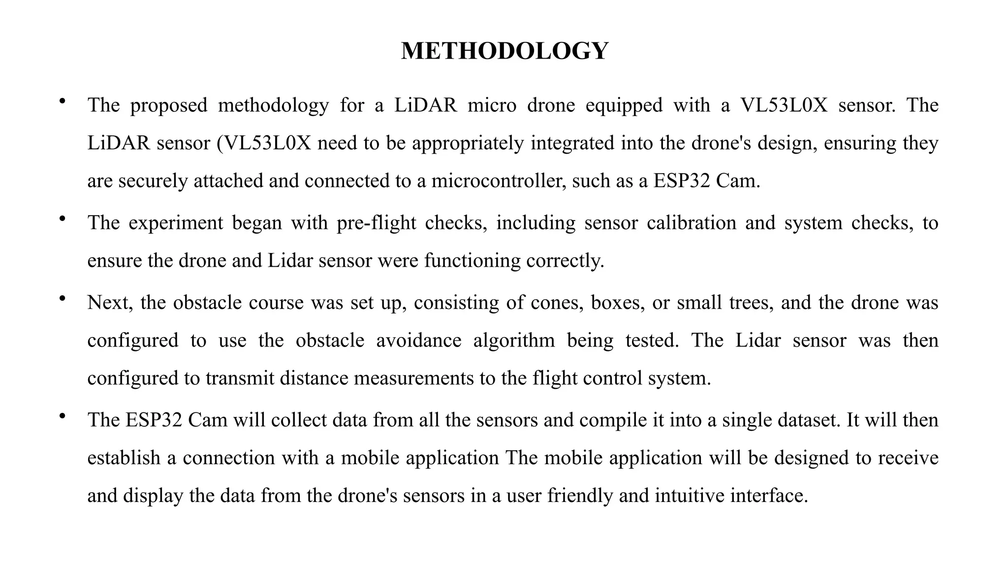Lidar Micro Drone with Proximity Sensing | PPTX