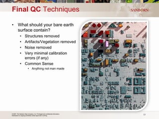 LiDAR QA/QC Presentation | PPT