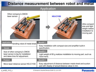 CMOS TYPE MICRO LASER DISTANCE SENSOR HG-C | PPT