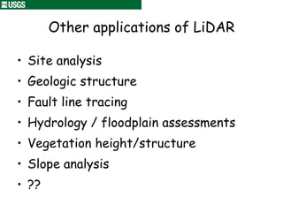 Using LiDAR to Map Sinkholes (EPAN09) | PPT