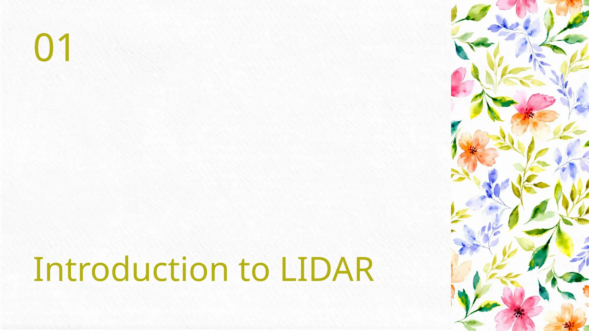 LIDAR Technology and applications of LIDAR.pptx