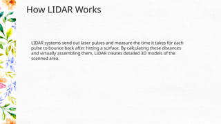 LIDAR Technology and applications of LIDAR.pptx