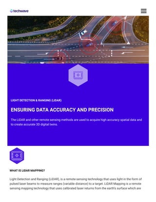 LiDAR Technology | LiDAR systems | PDF