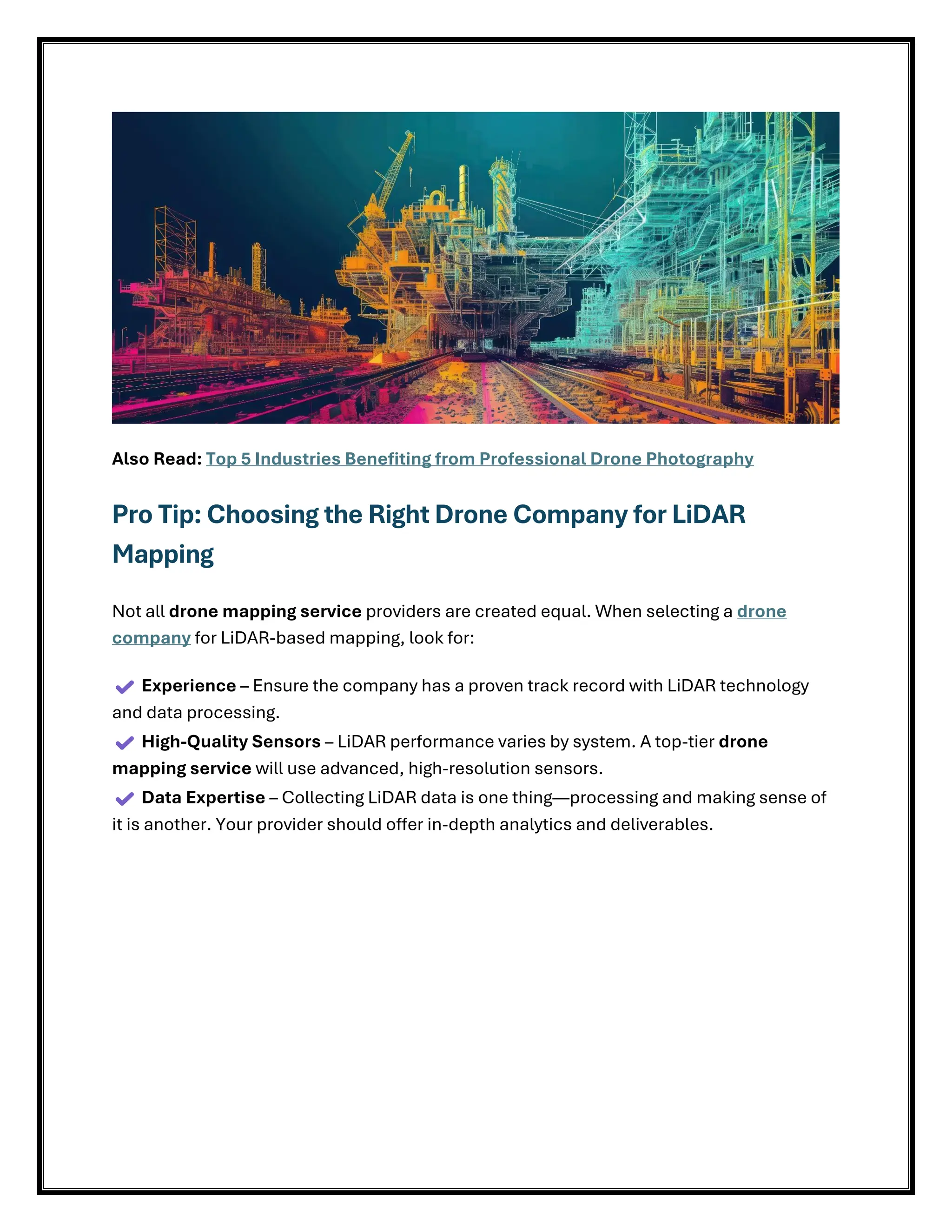 LiDAR Technology: The Key to Accurate 3D Mapping and Modeling | PDF
